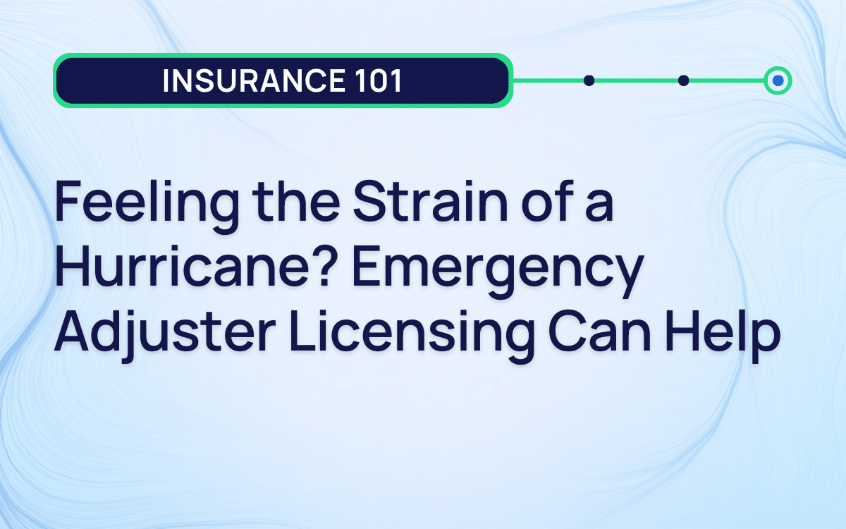 Feeling The Strain Of A Hurricane? Emergency Adjuster Licensing Can ...