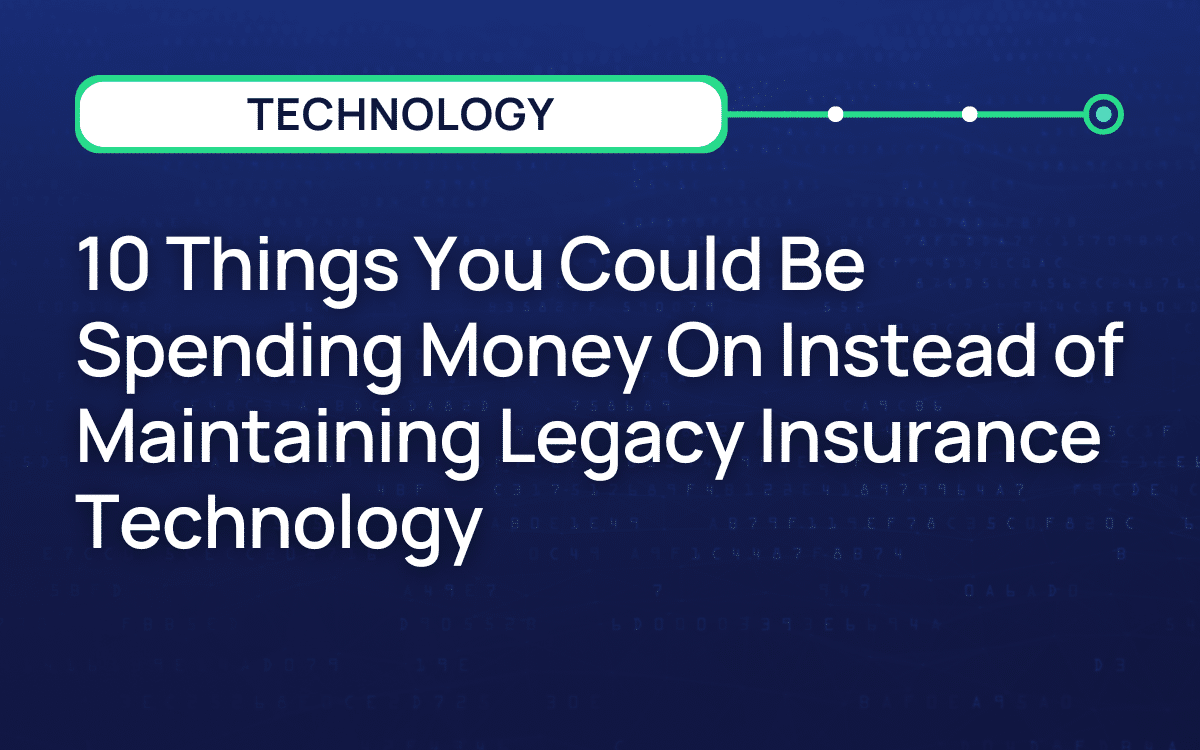10 Things You Could Be Spending Money On Instead Of Maintaining Legacy ...
